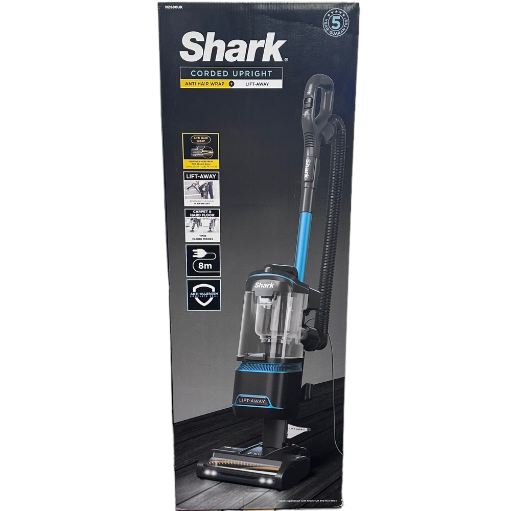 New New: Shark Corded Upright Vacuum (NZ690UK) - Own4Less